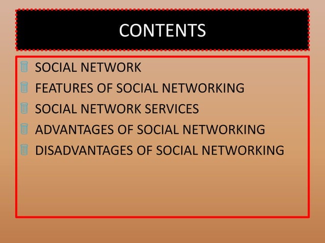 Social networking | PPT