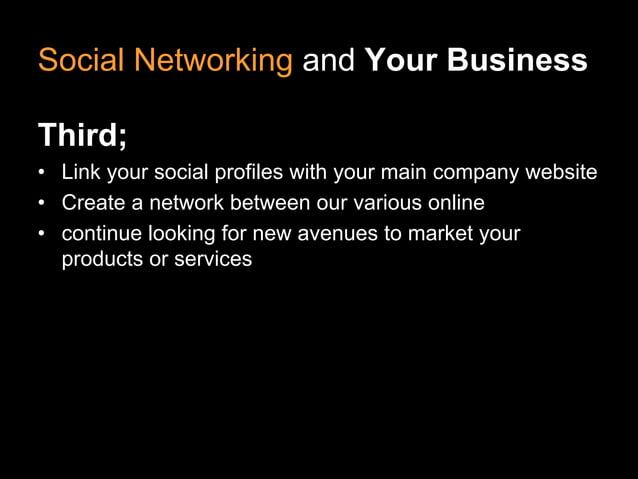 Social Networking Presentation | PPT