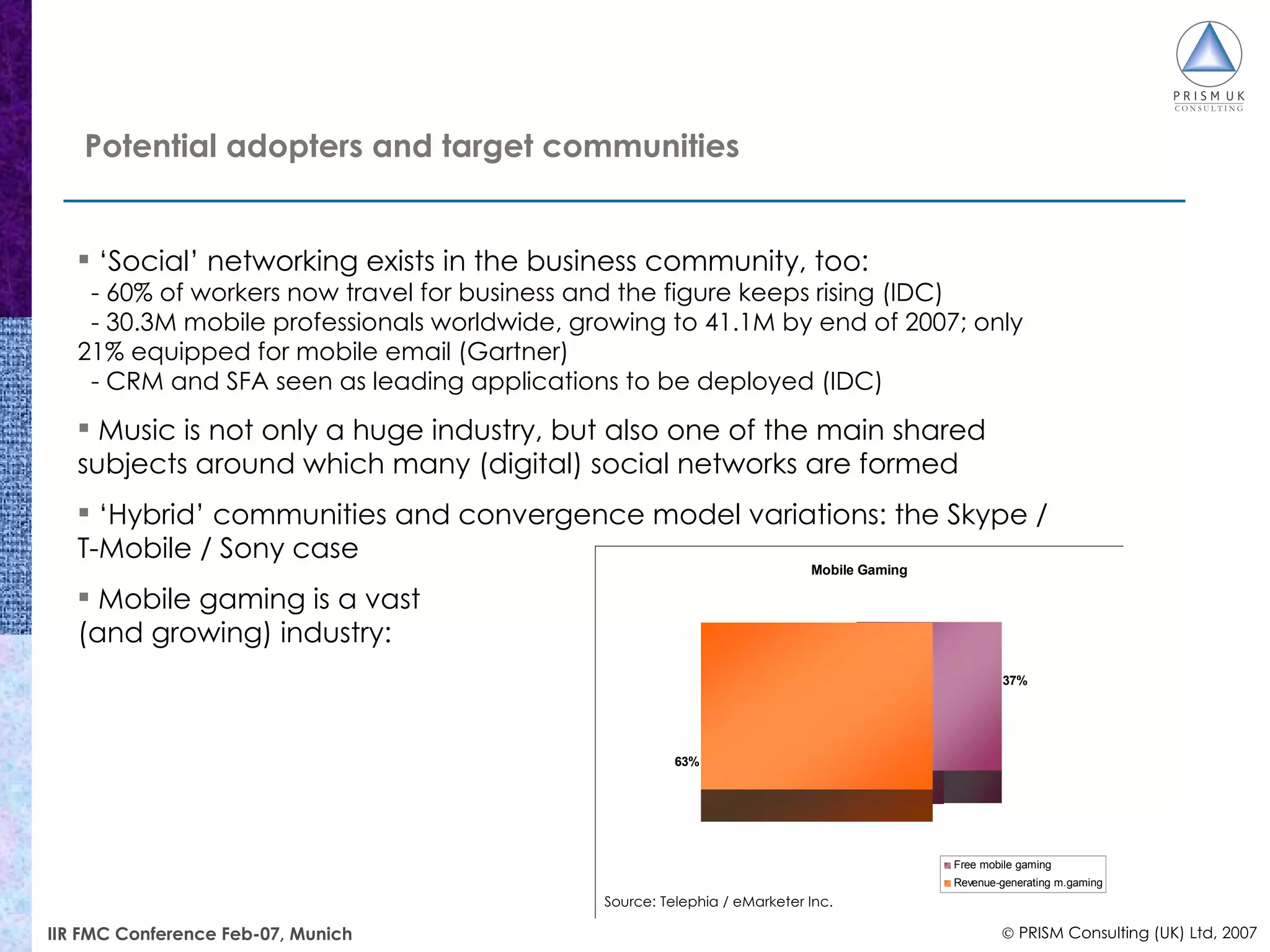Social Networks and Telecoms Convergence | PPT | Social Networking | Internet
