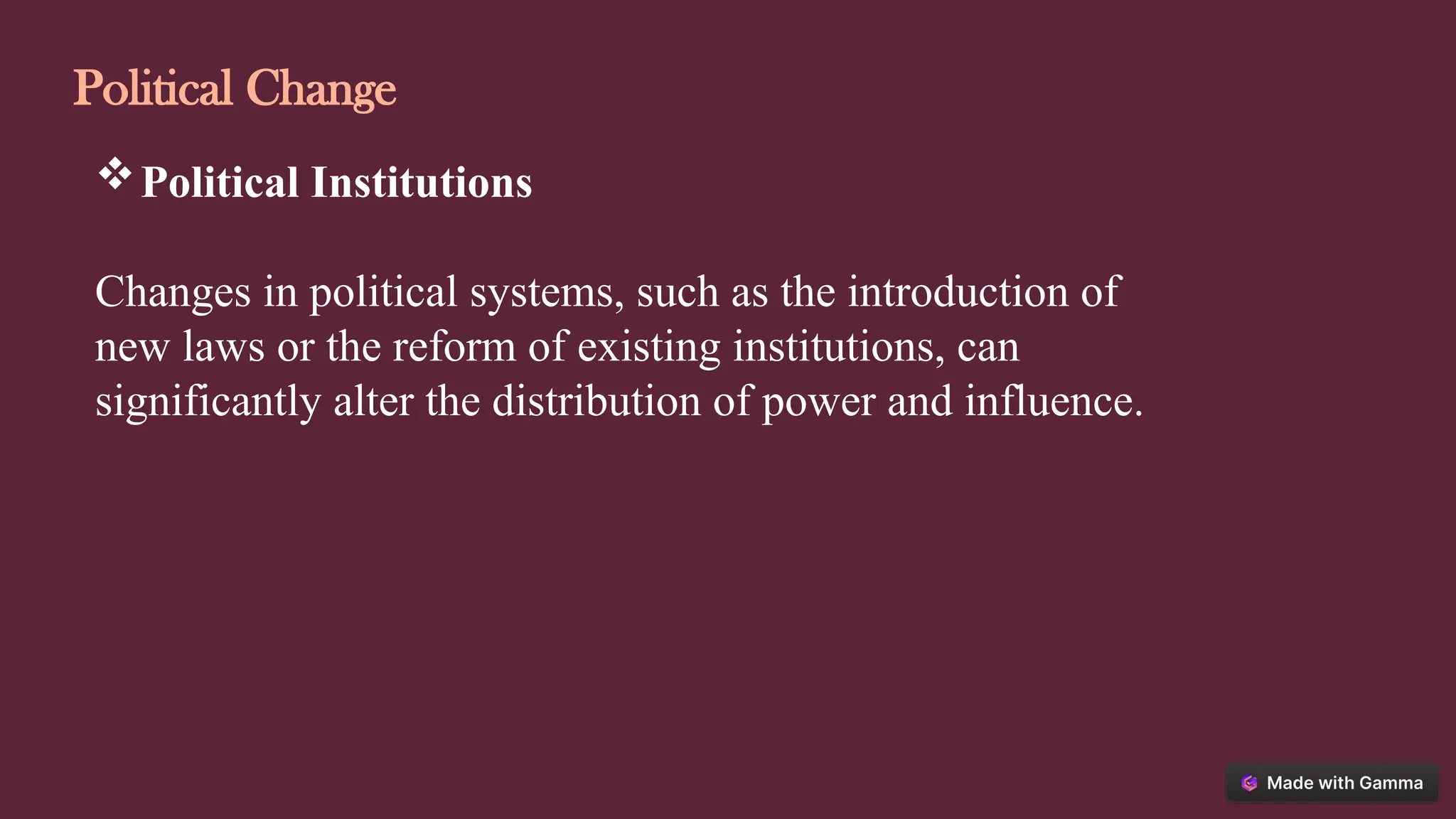 Social-Political-and-Cultural-Change.pptx | Politics