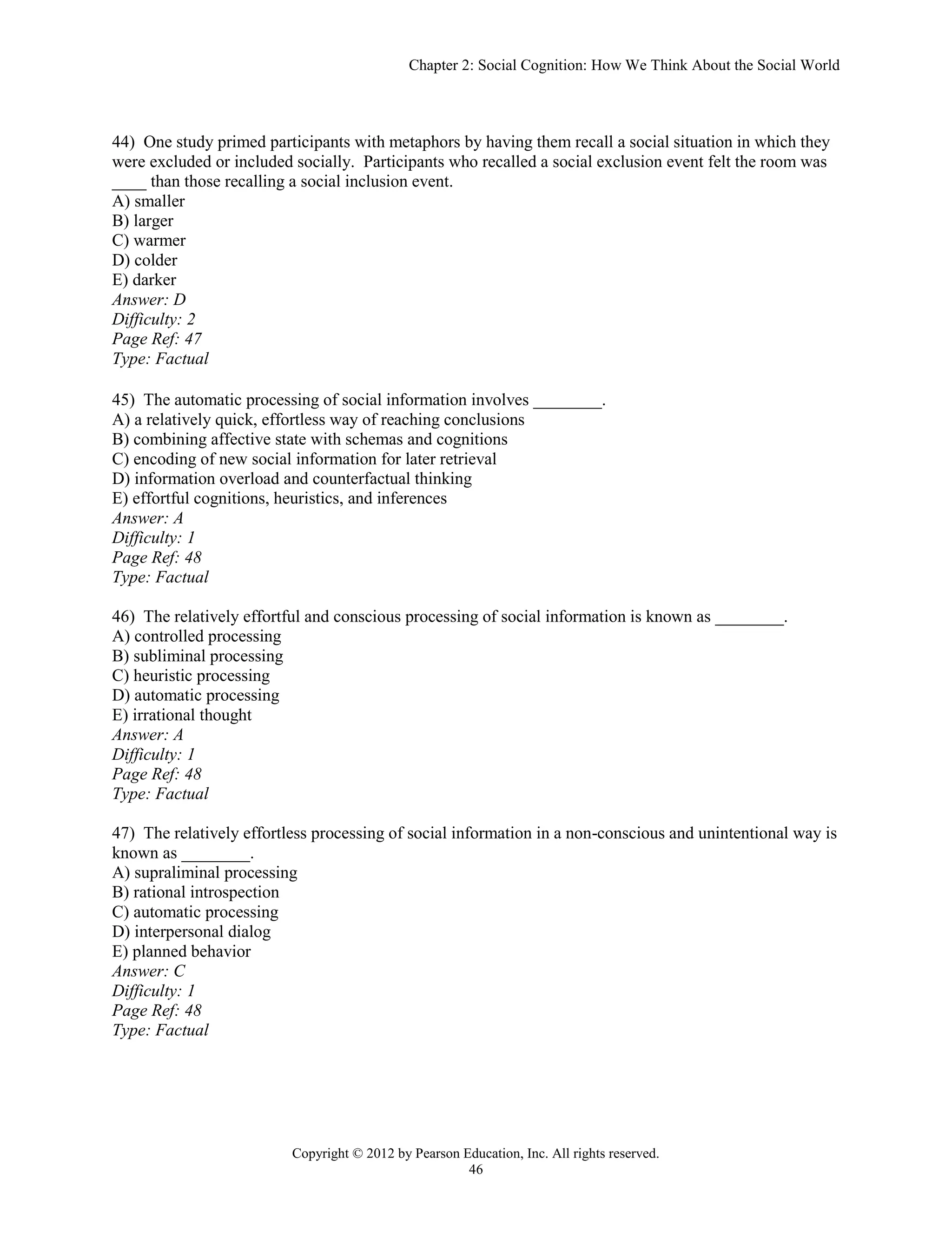 Social Psychology 13th Edition Baron Test Bank | PDF