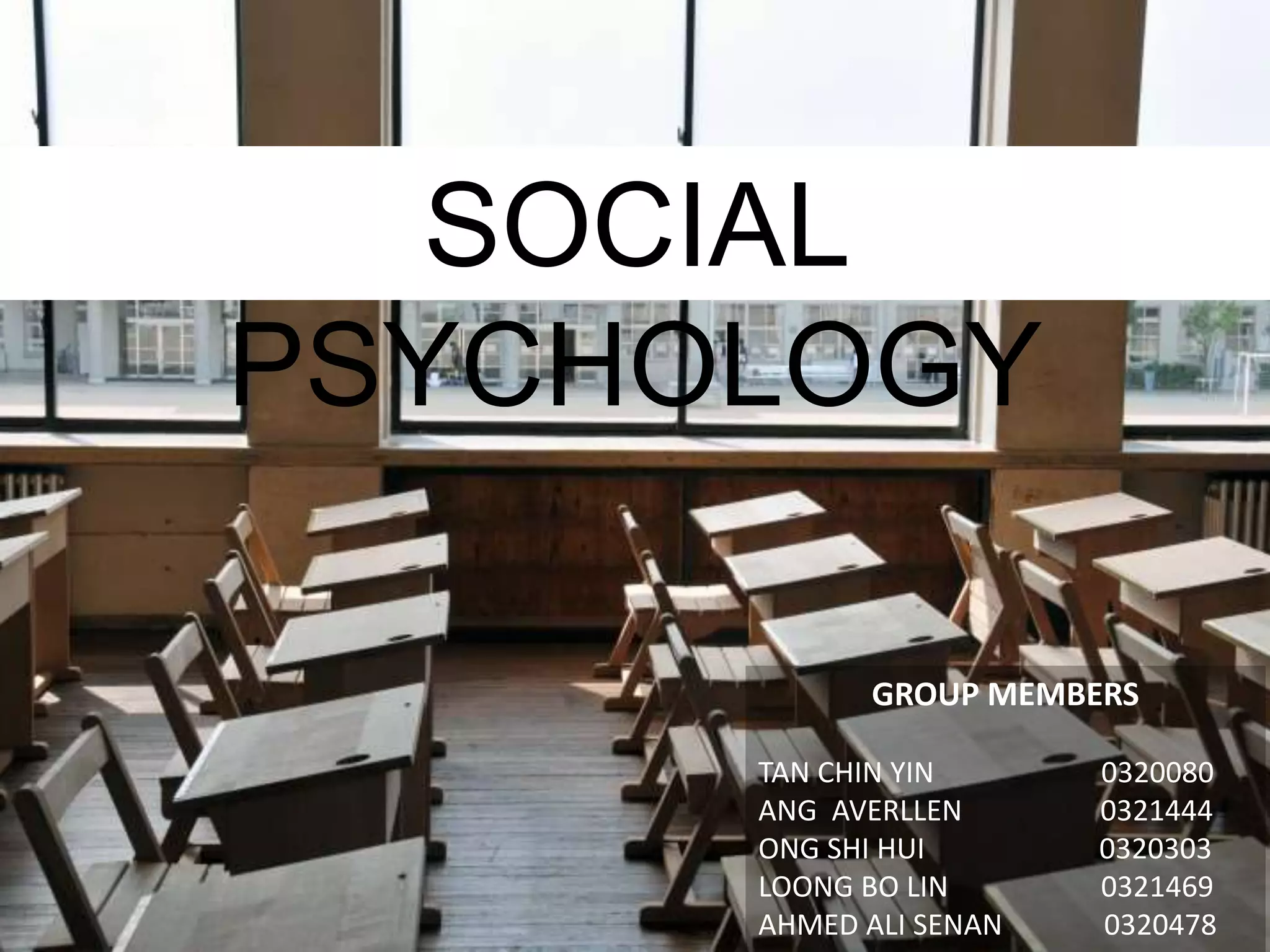 project 3:Social psychology | PPT