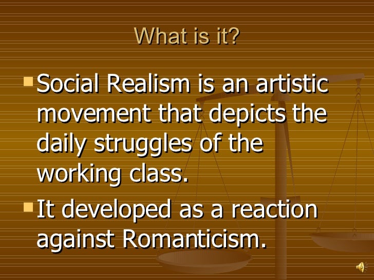 Social Realism