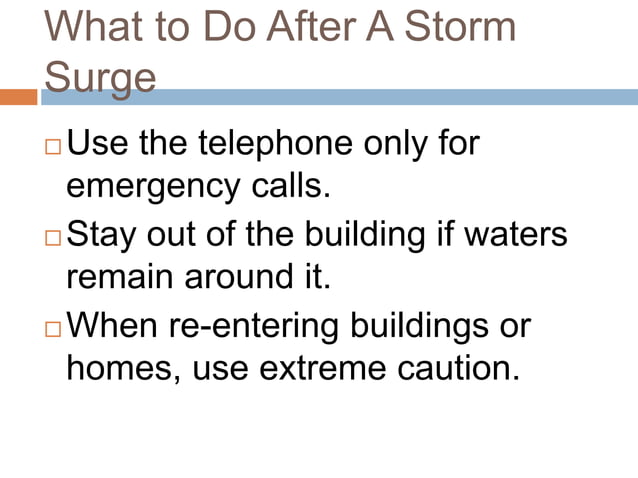 Storm surge and Landslide | PPTX