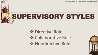 Social-Role-Model-of-Supervision power point | PPT