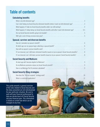 Social Security Q&A Brochure | PDF