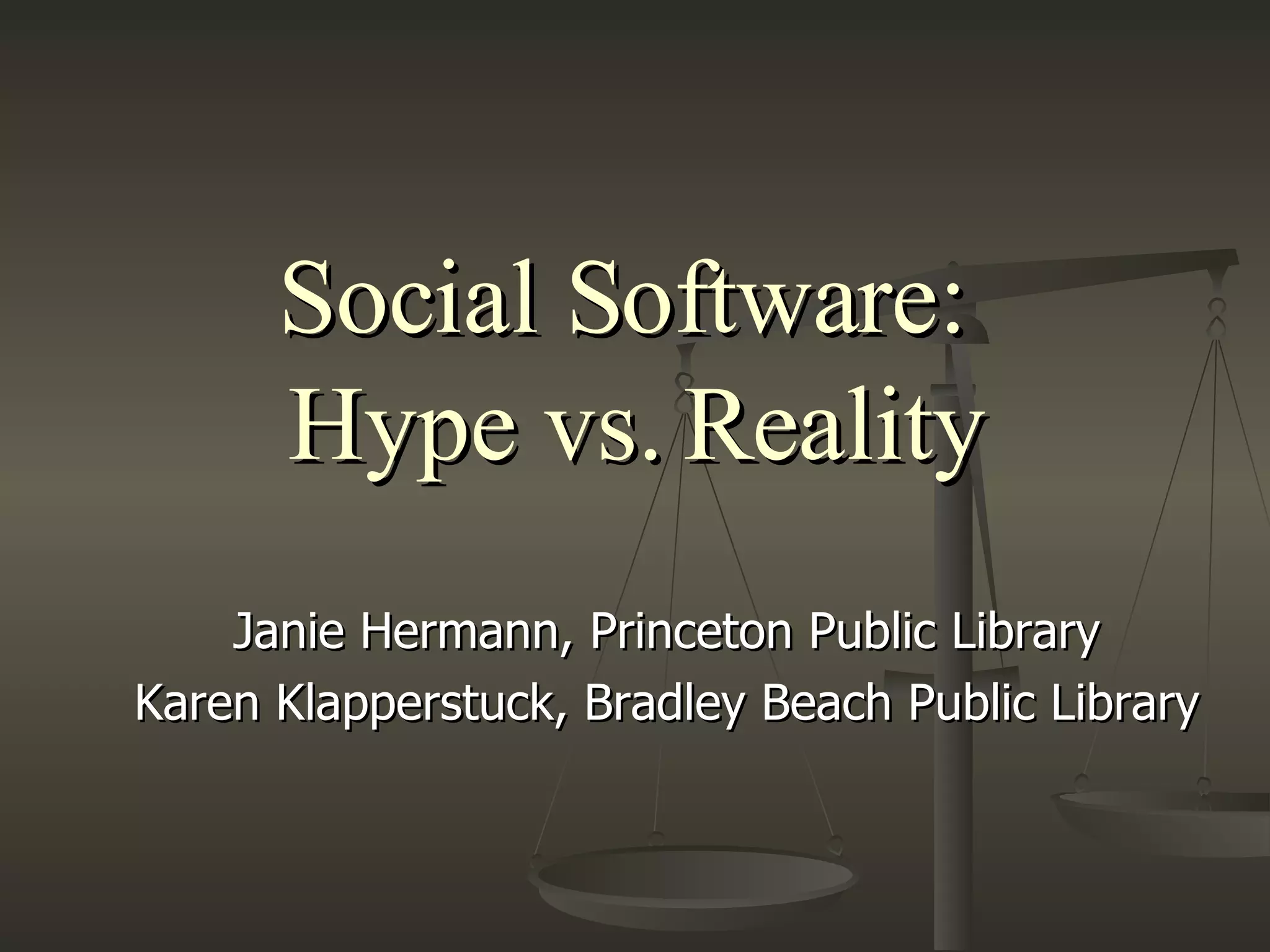 Social Software | PPT