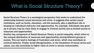 SOCIAL-STRUCTURE-THEORY.pptx | Crime & Harmful Acts to Individuals ...