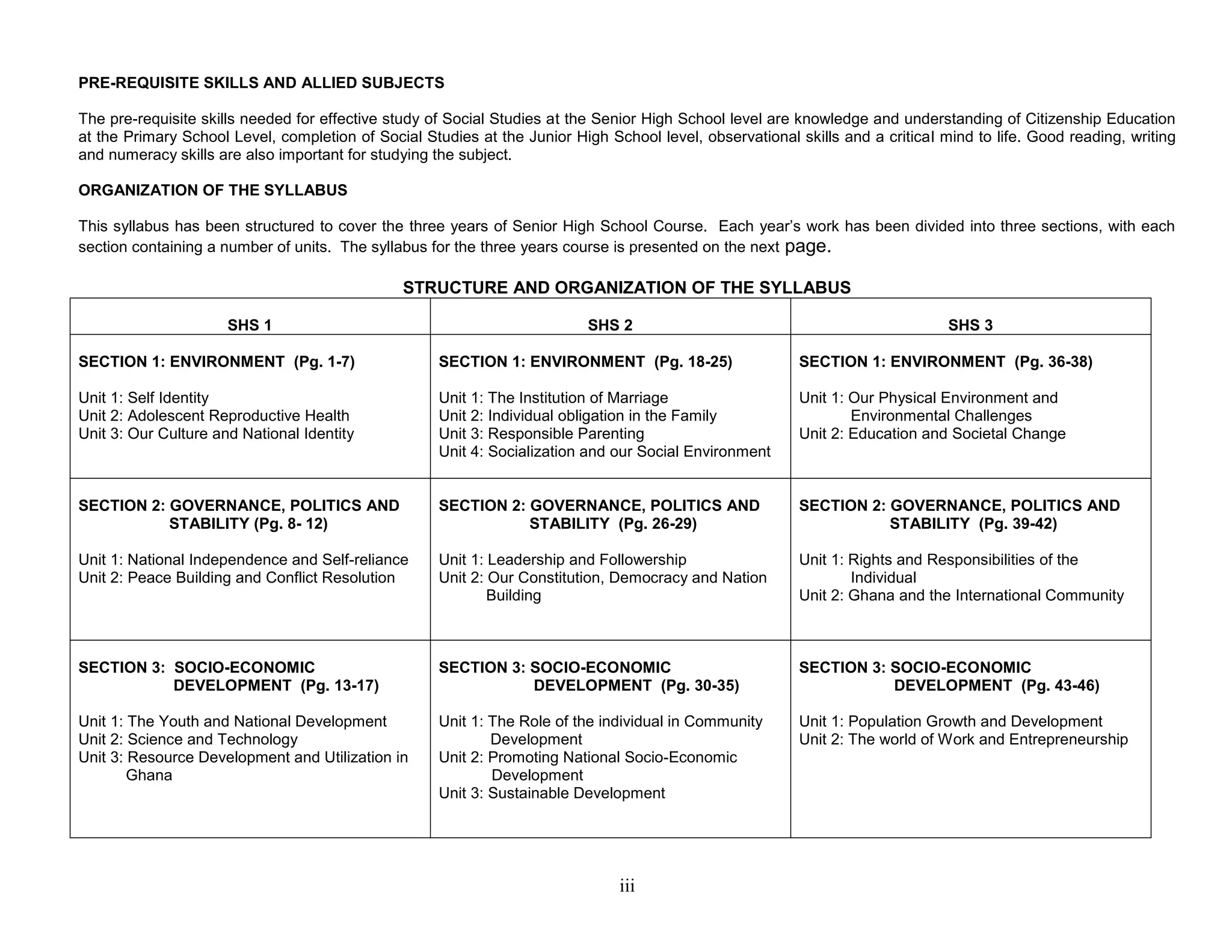 social-studies-shs-1-3-2010.pdf: Ministry of Education | PDF