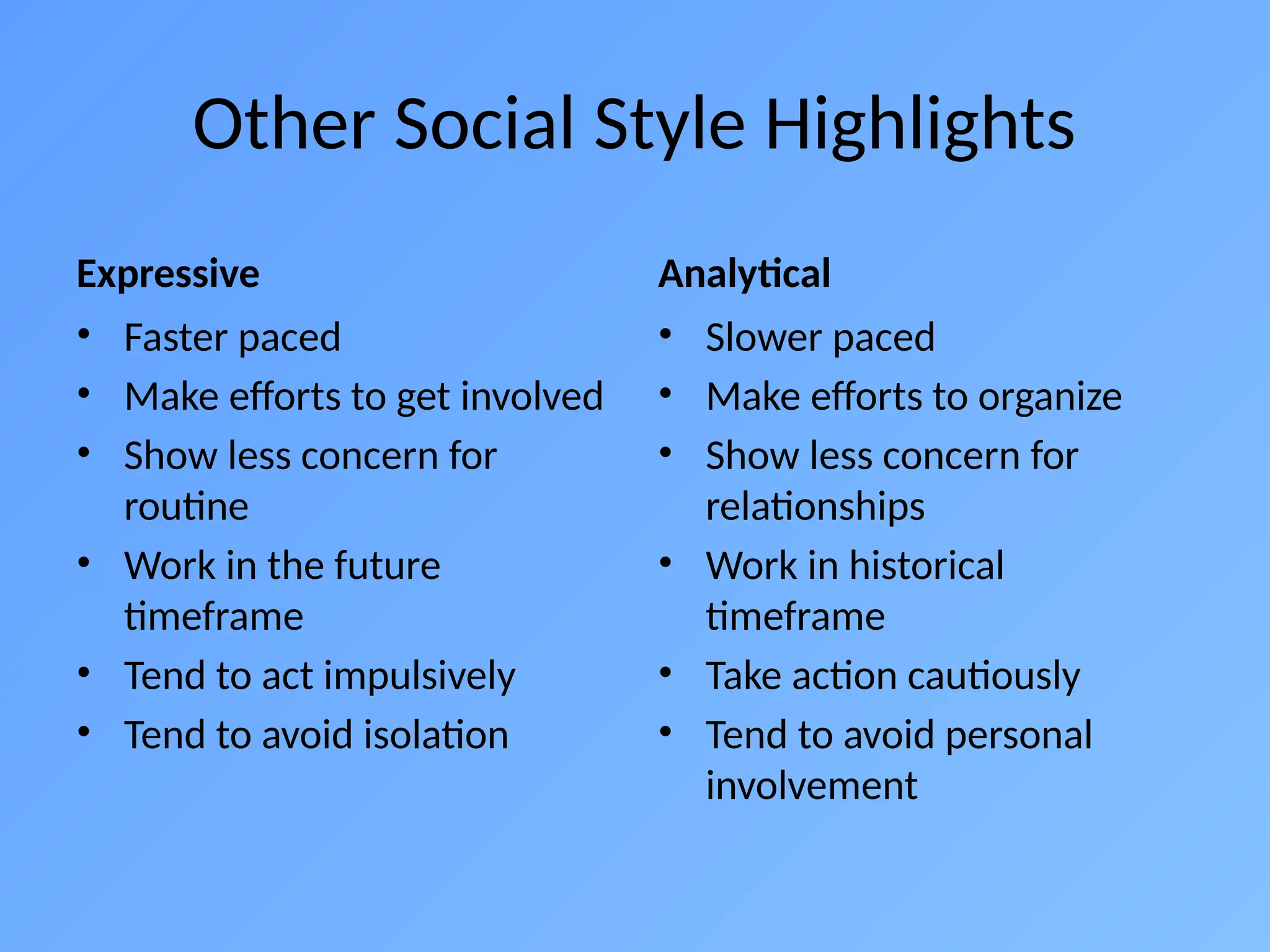 Social-Styles-matrix personality PPT.ppt