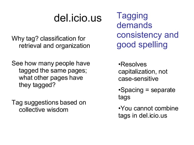 Social tagging and tools | PPT