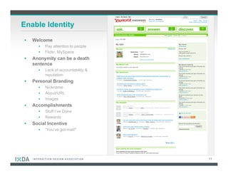Social Web Application Design | PPT
