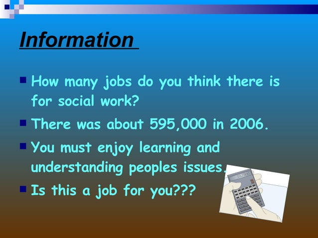 Social Worker Presentation Example | PPT