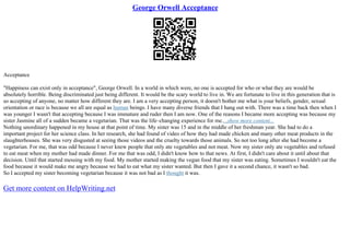 Social Acceptance Today | PDF
