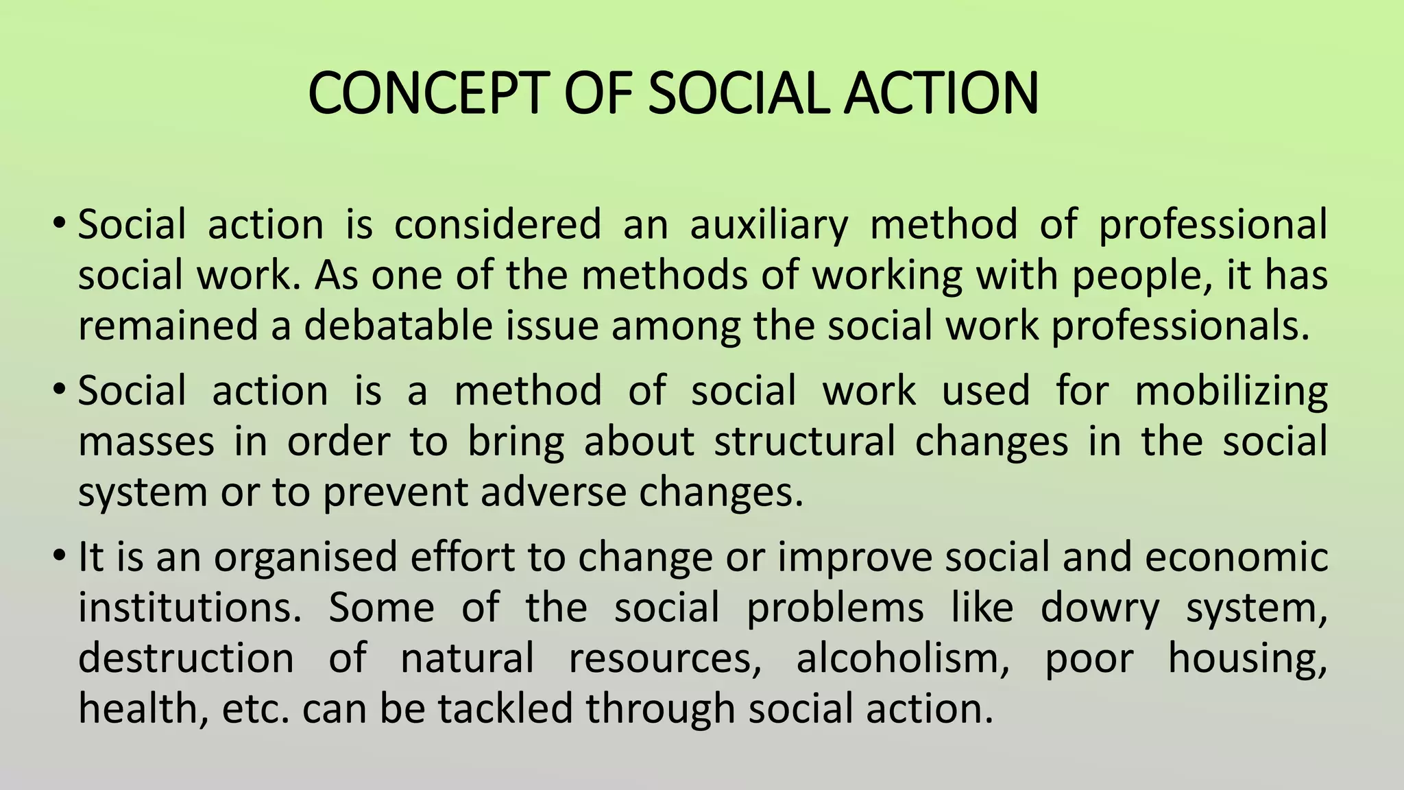 Social Action | PPTX