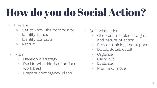 Social Action 101