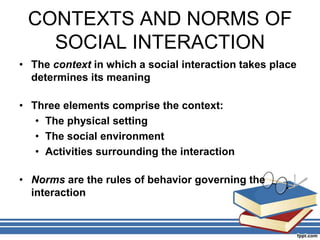 Social action and interaction | PPTX