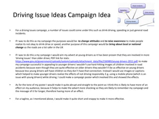 Social action campaign ideas | PPTX