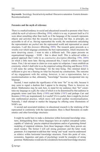 Social activity method (sam) a fractal language for mathematics | PDF