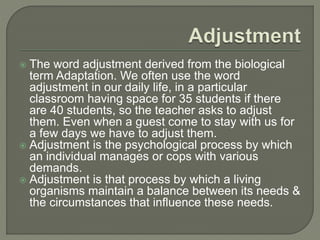 Social adjustment | PPTX