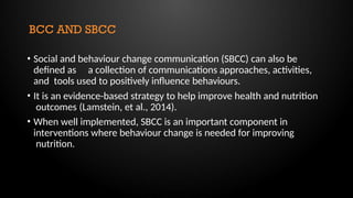 Social and behavior change communication in Nutrition.pptx