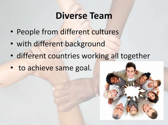 Working Effectively in Diverse Teams | PPTX