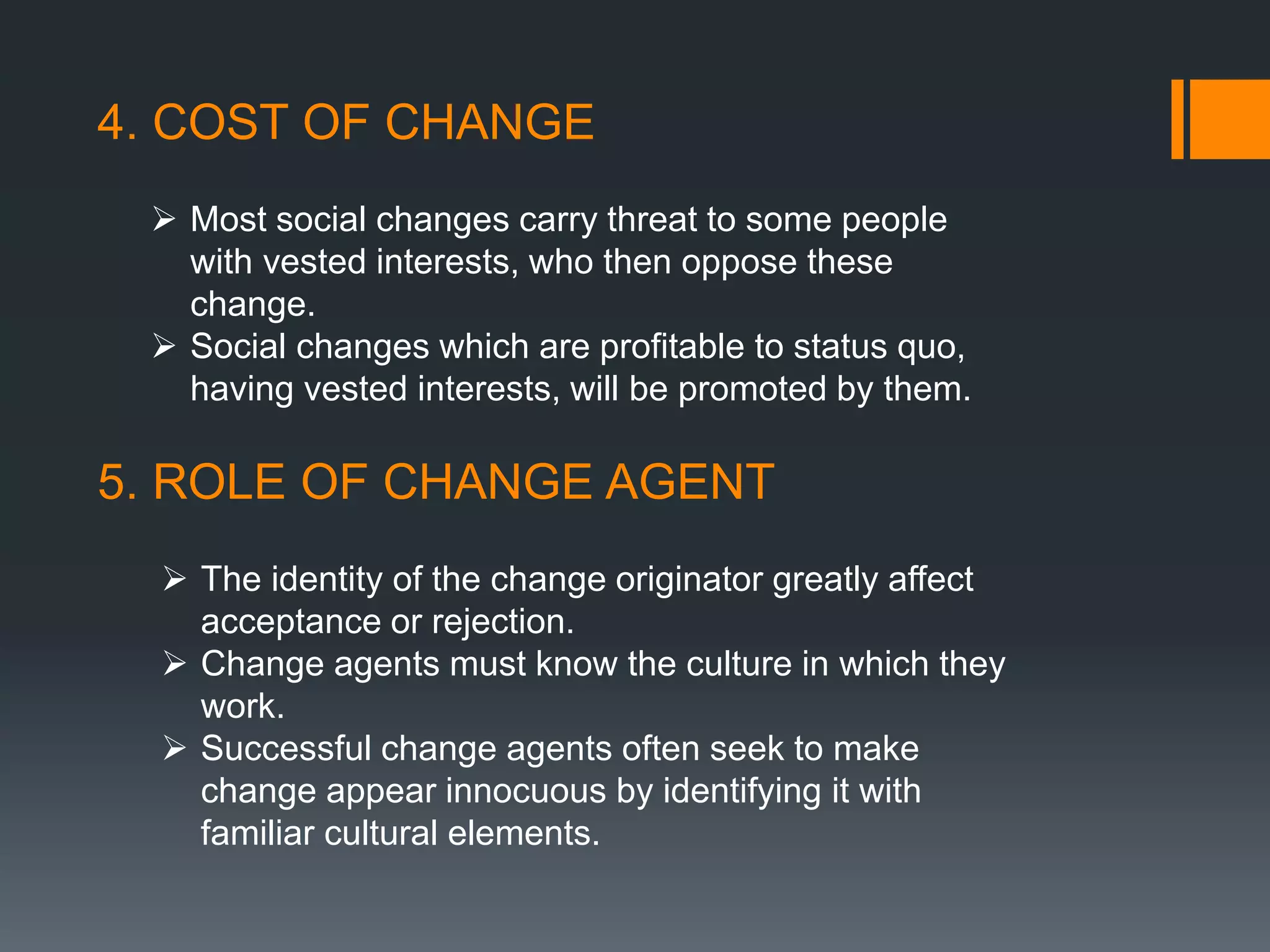 Social and cultural change | PPTX