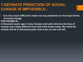 Social and cultural change | PPTX