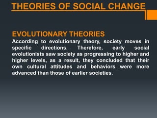 Social and cultural change | PPTX