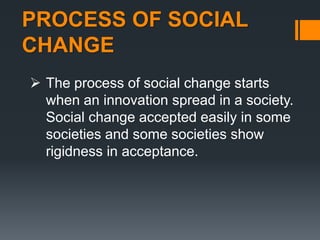 Social and cultural change | PPTX