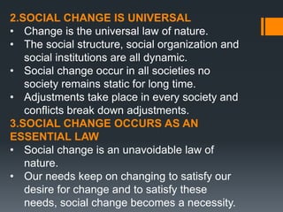 Social and cultural change | PPTX