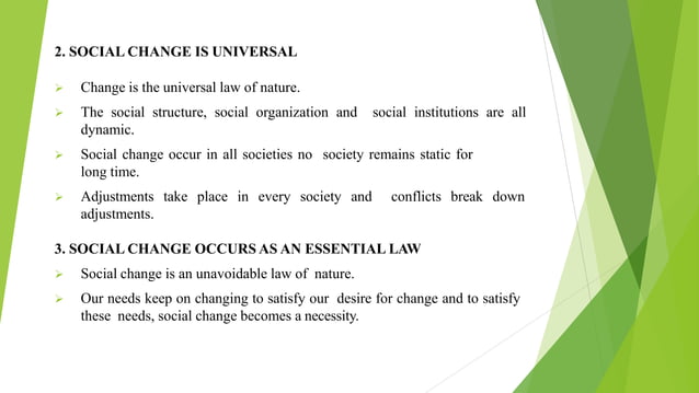 Social and cultural change in society | PPTX