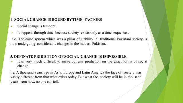 Social and cultural change in society | PPTX