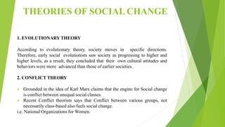 Social and cultural change in society | PPTX