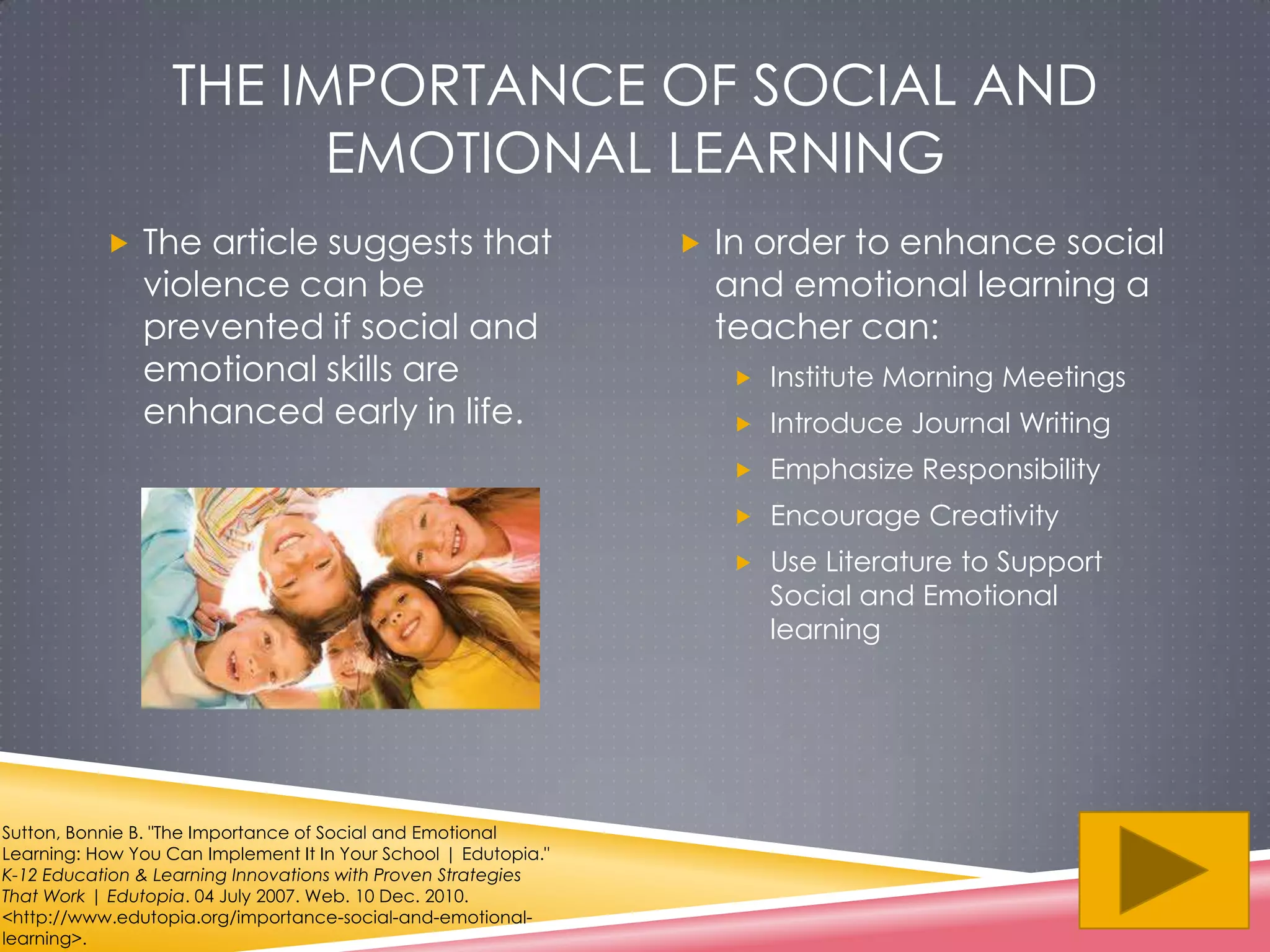 Social and emotional learning | PPTX