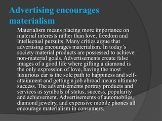 Social and ethical aspects of advertisements | PPT