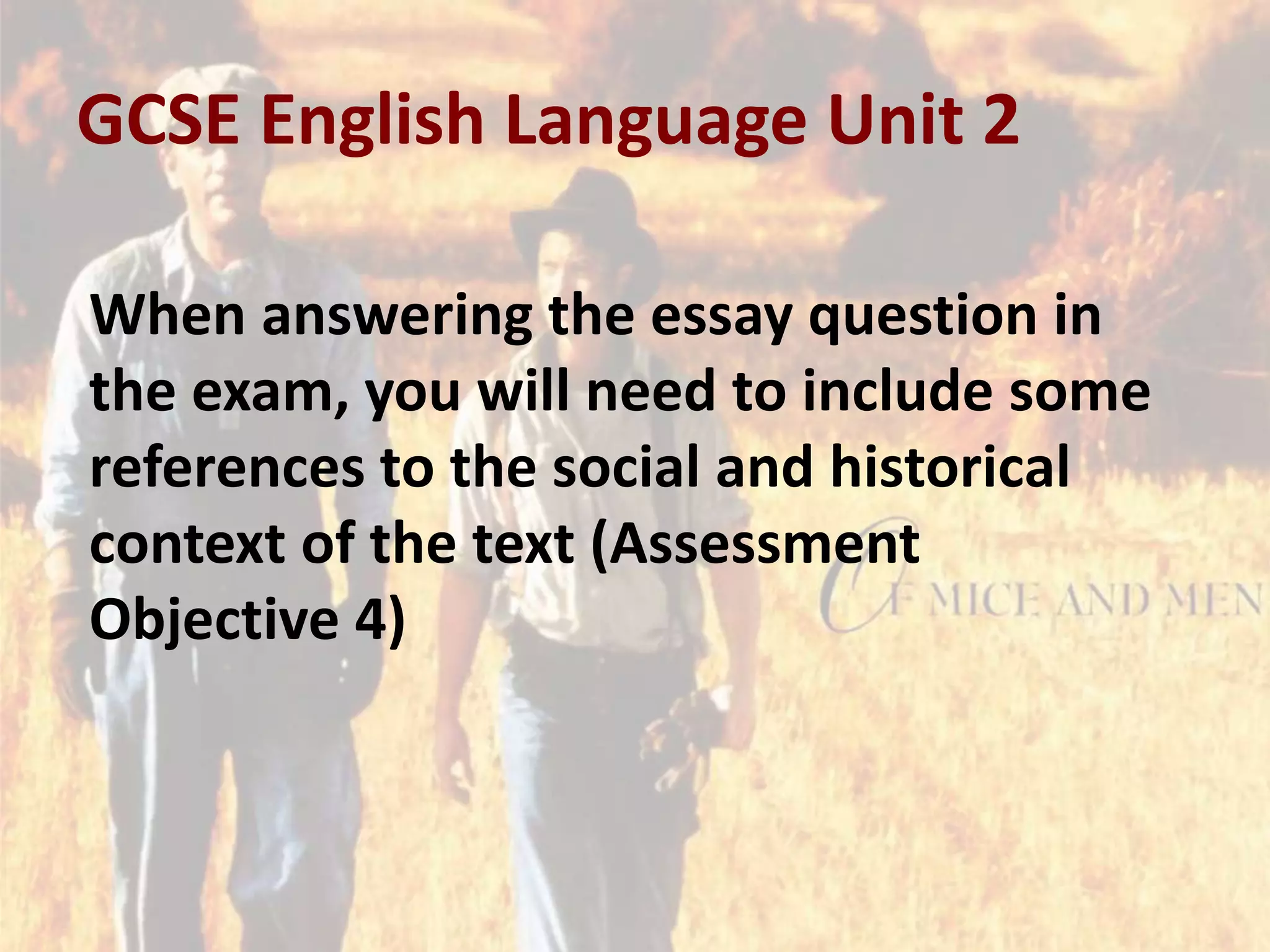 Social and historical context | PPTX