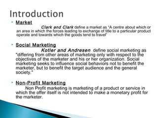 Social And Non Profit Marketing | PPT
