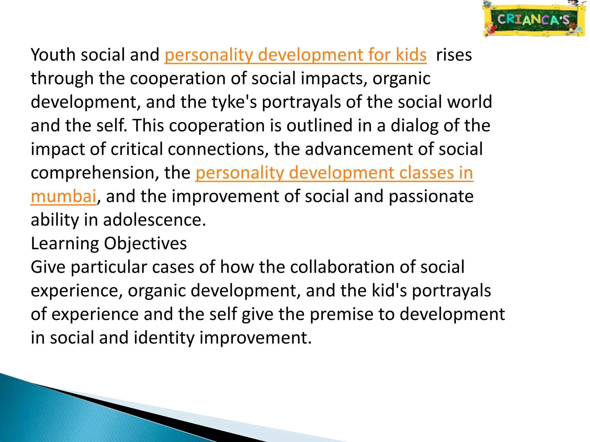 Social and personality development in childhood | PPT