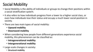 Social and Political Stratification | PPTX