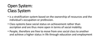 Social and Political Stratification | PPTX