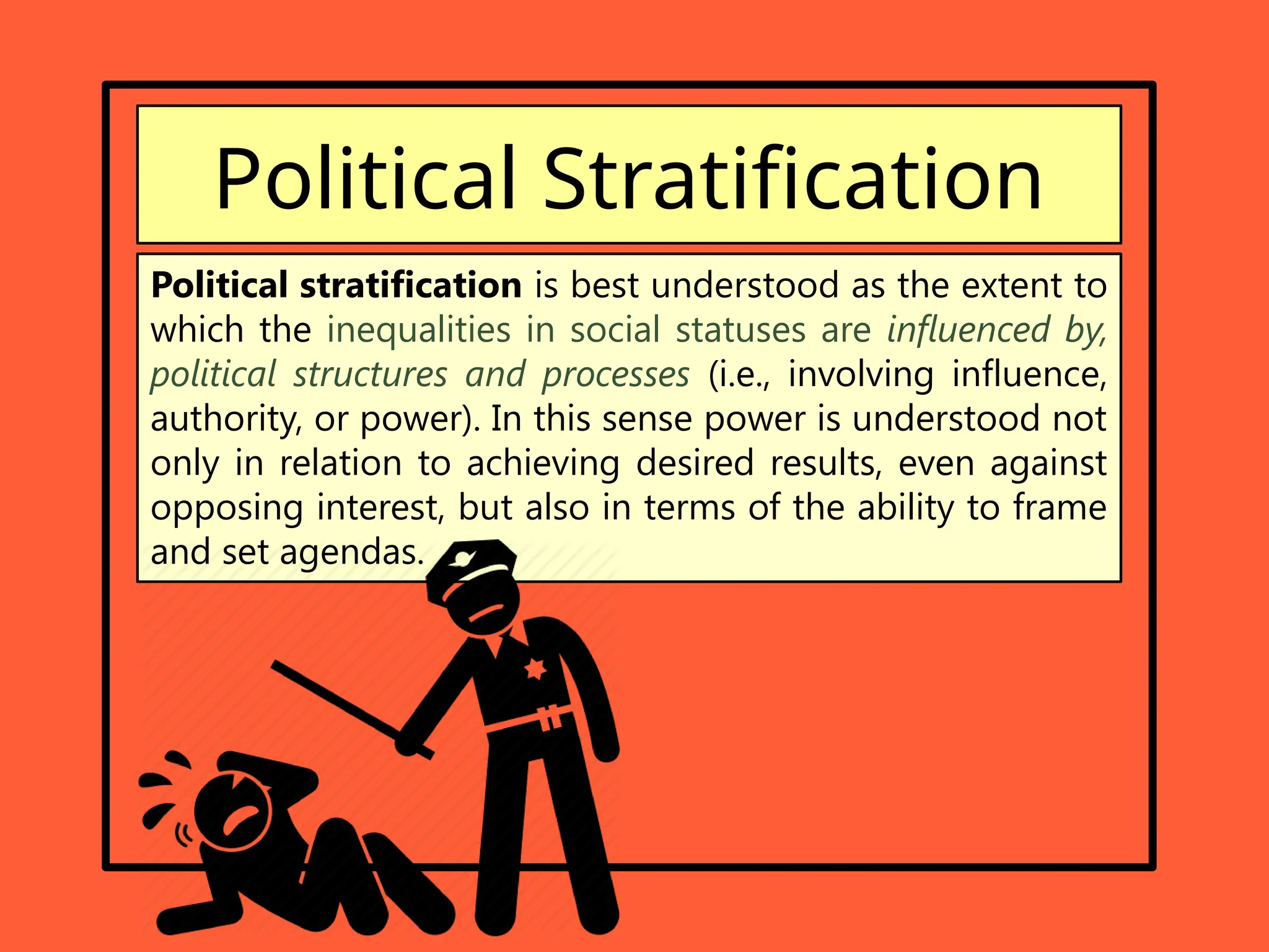 SOCIAL AND POLITICAL STRATIFICATION LESSON | PPTX