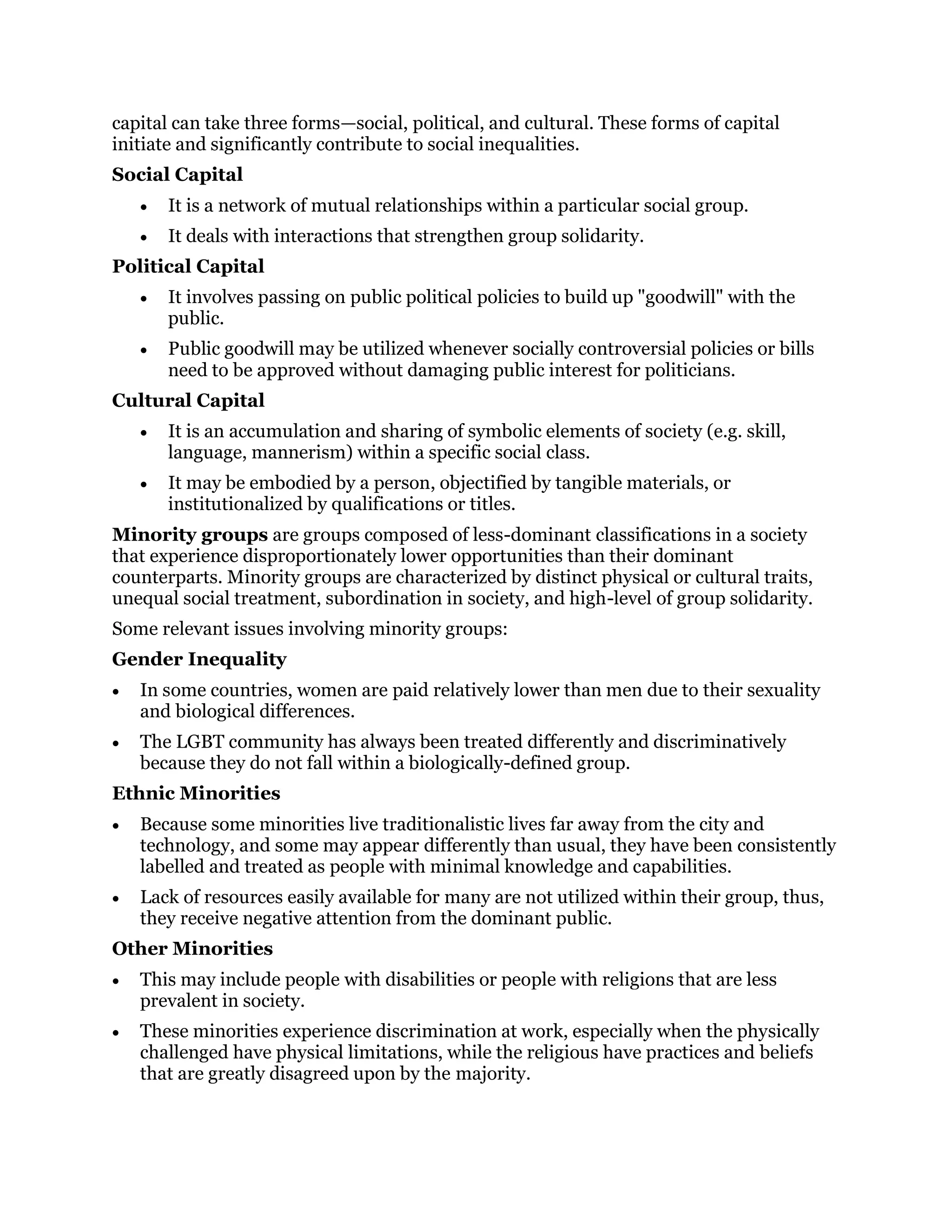 Social and political stratification | PDF