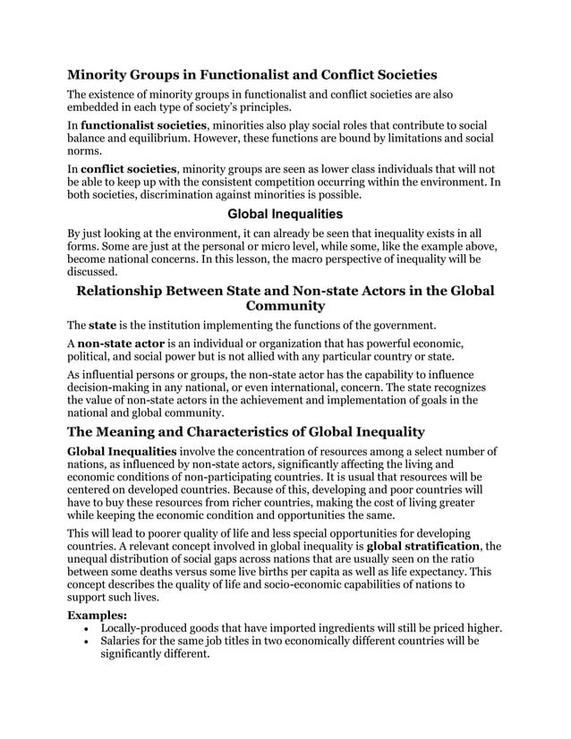 Social and political stratification | PDF