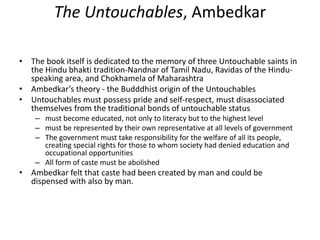 Social and political thought of babasaheb | PPT