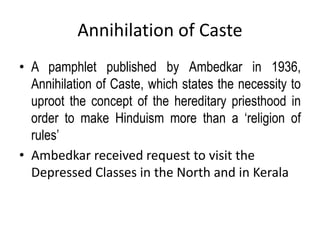 Social and political thought of babasaheb | PPT