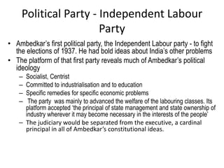 Social and political thought of babasaheb | PPTX