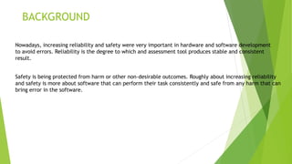 Increasing reliability and safety | PPTX