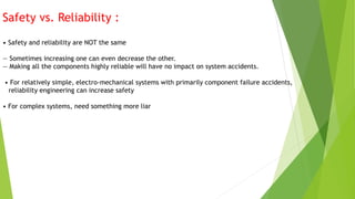 Increasing reliability and safety | PPT