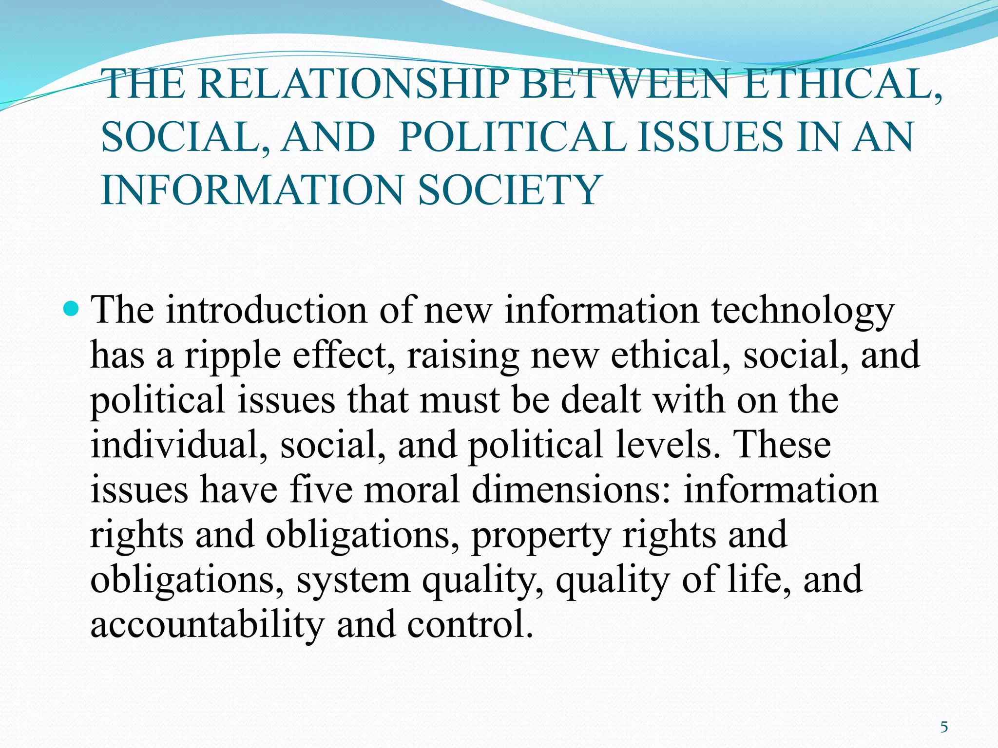 Social and professional issuesin it | PPTX